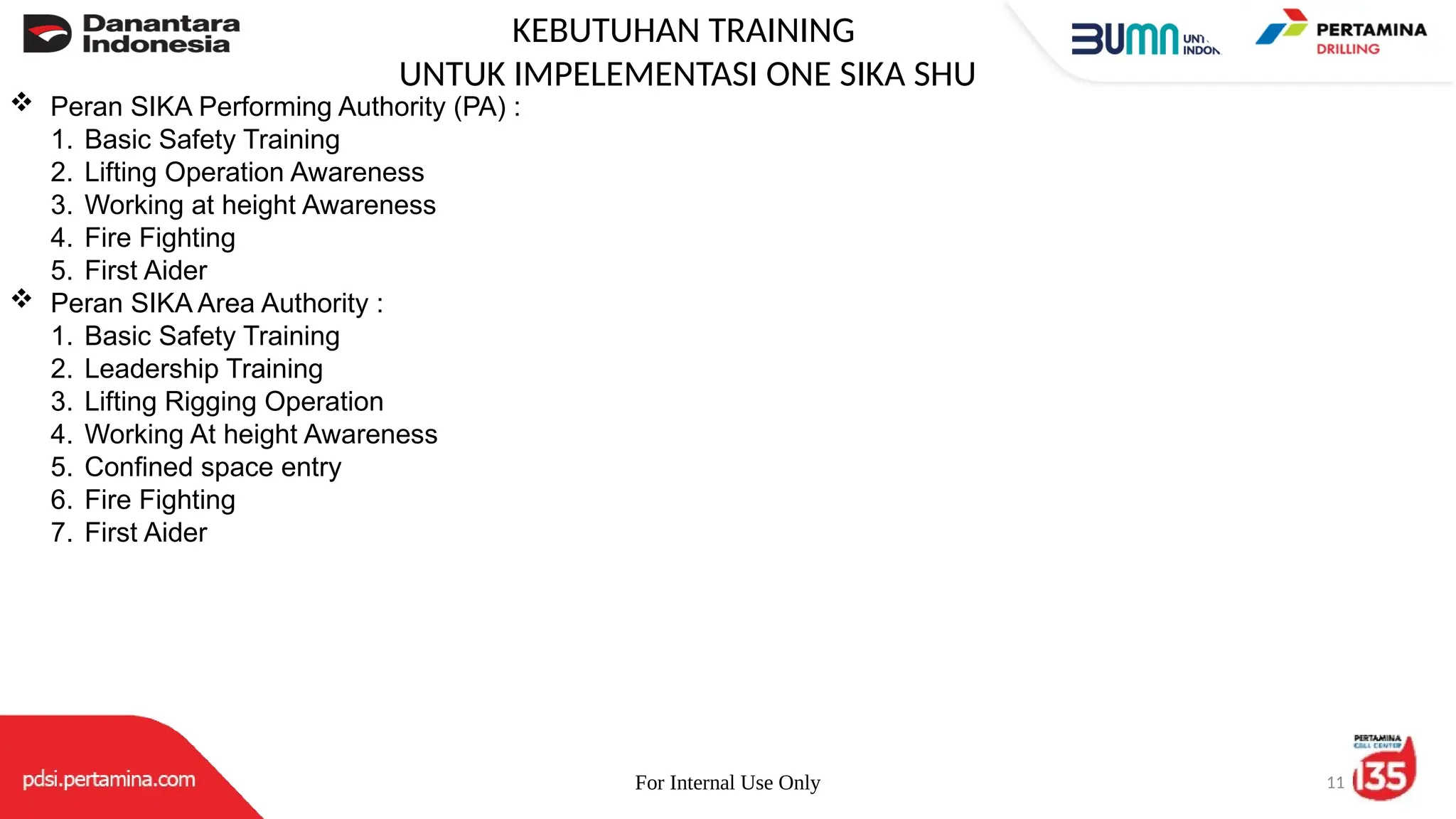Materi Singkat One SIKA Sub Holding Upstream | PPTX