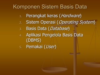 Materi Sistem Basis Data Pertemuan 1.ppt