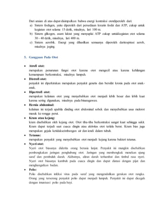 Materi sistem gerak | DOCX