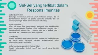 MATERI SISTEM IMUN PADA MANUSIA BY CHINTYA | PPTX