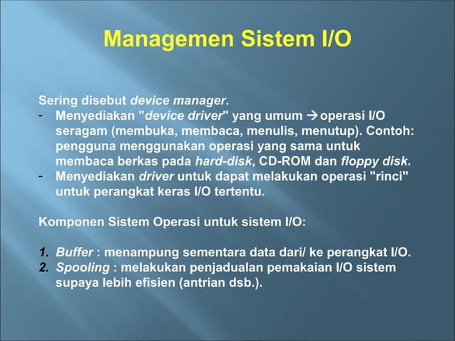 Materi sistem operasi | PPT