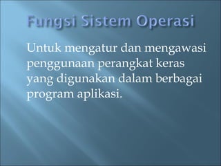 Materi sistem operasi | PPT