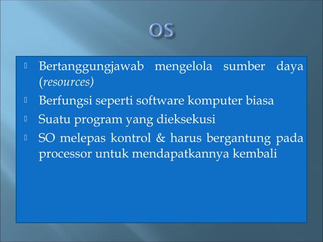 Materi sistem operasi | PPT