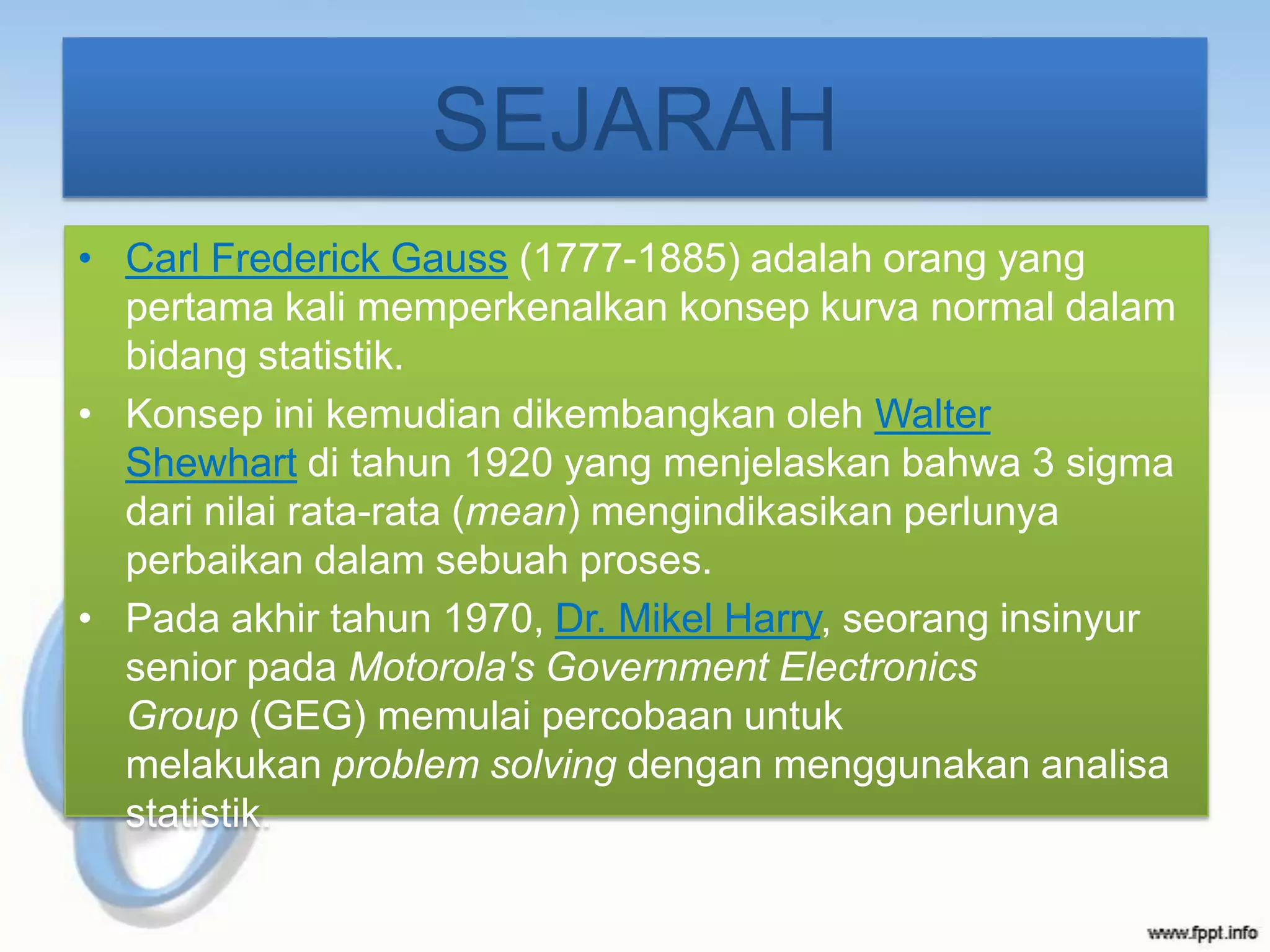 Materi six sigma | PPTX