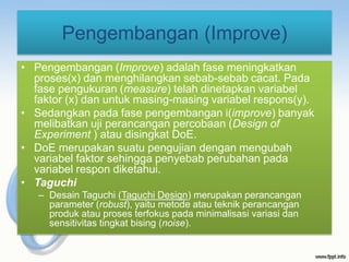 Materi six sigma | PPTX