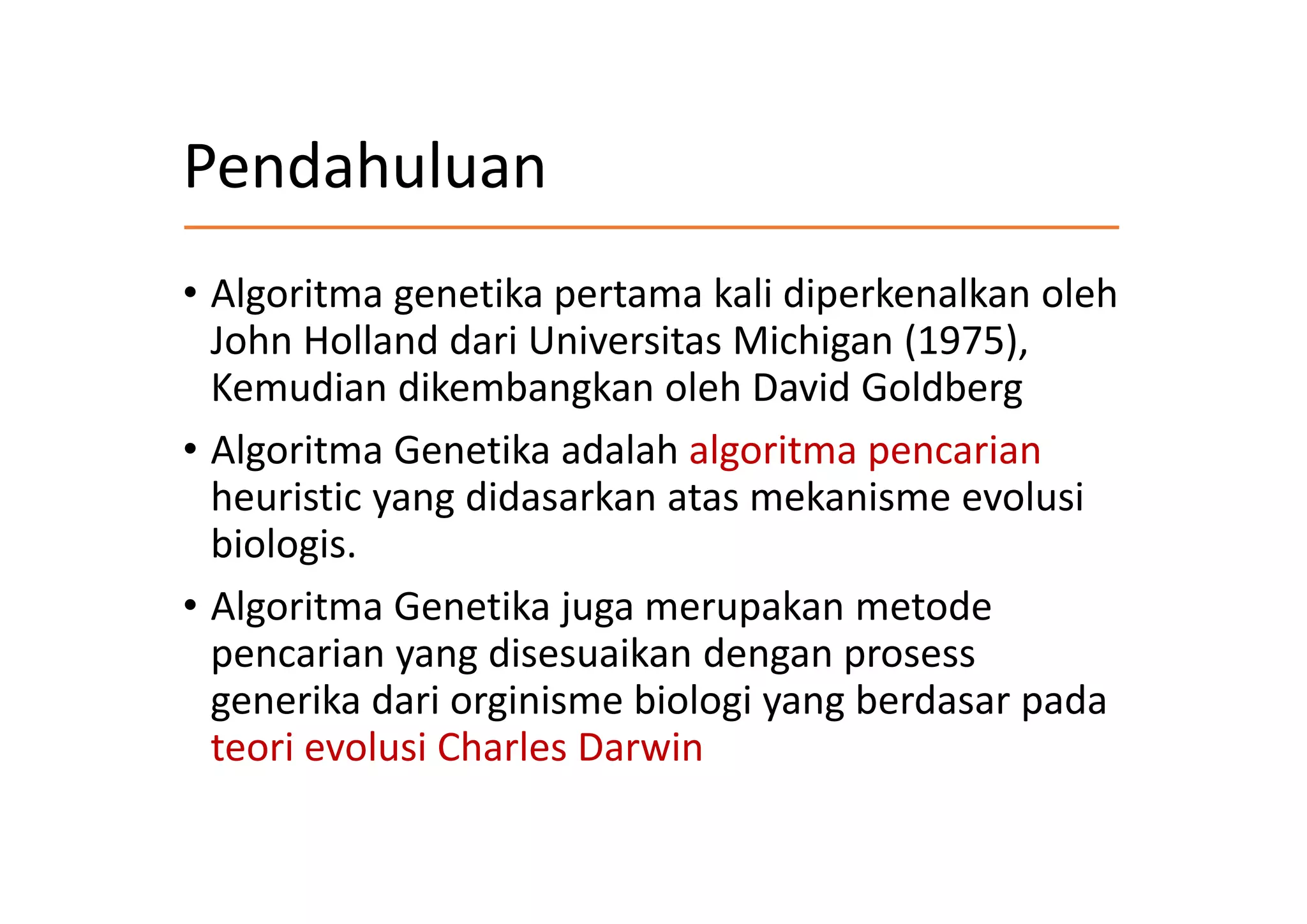 Algoritma Genetika | PDF