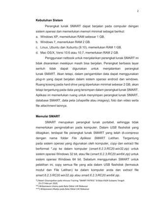 PANDUAN APLIKASI SMART 6.2.3 | PDF