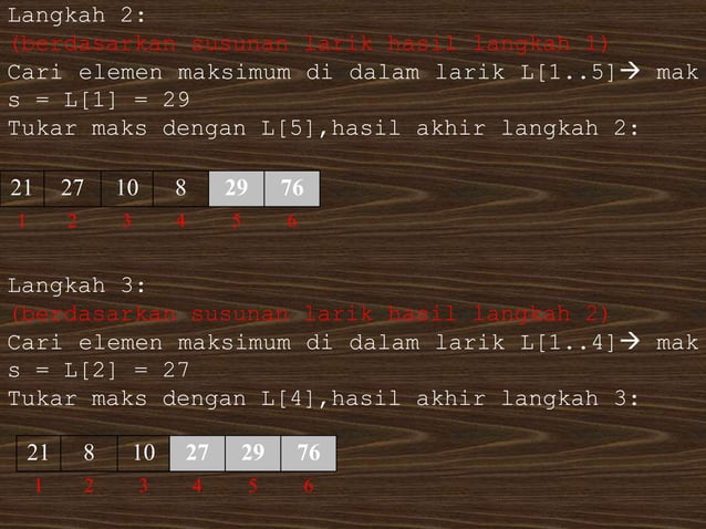 Materi sorting(pengurutan)-Dasar-Dasar Pemprograman | PPTX