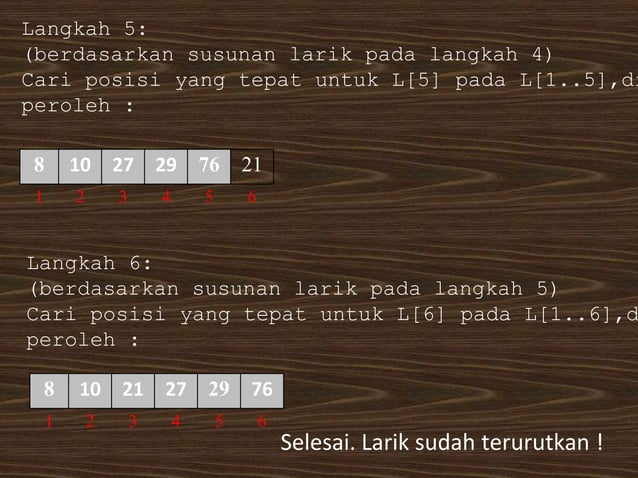 Materi sorting(pengurutan)-Dasar-Dasar Pemprograman | PPTX