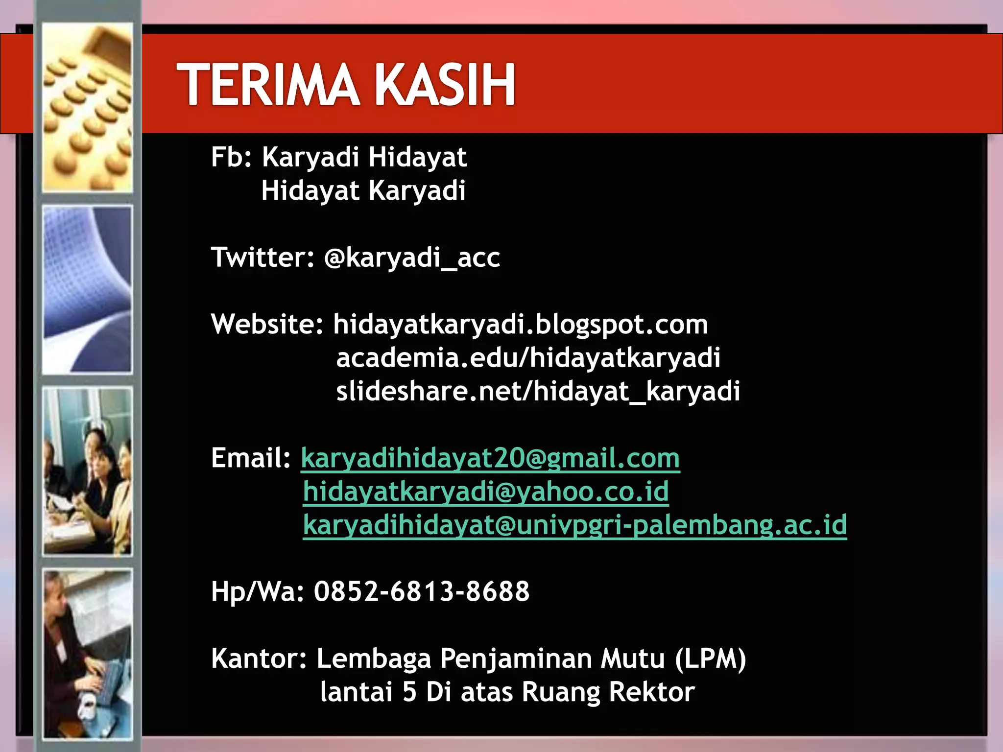 Sosialisasi IbK Kemristekdikti | PPT