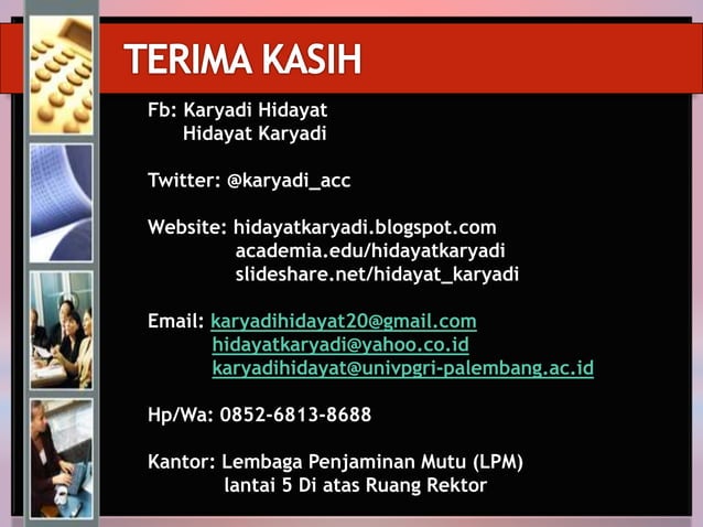 Sosialisasi IbK Kemristekdikti | PPT