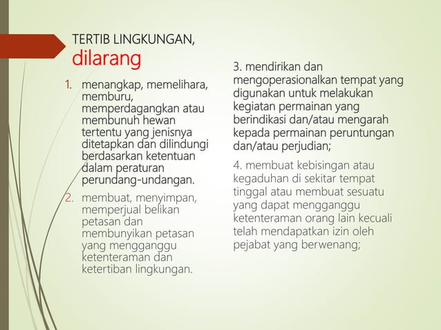 Perda Ketentraman dan Ketertiban | PPTX