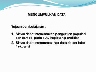 materi statitik kelas8 semester 2 tentang dasar-dasar statika | PPTX