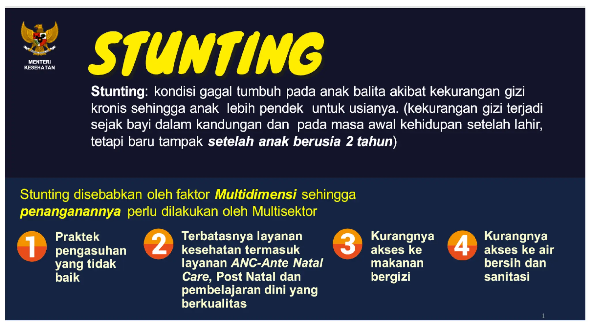 Materi tentang stunting anak anak dan cara mencegahnya | PPT