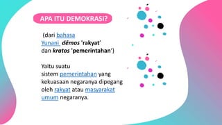 Pelaksanaan P5 dengan Materi Suara Demokrasi FIX.pptx