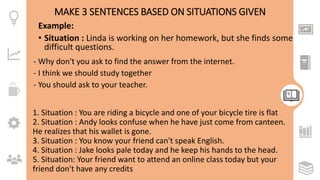 Materi suggestions bahasa inggris kelas xi | PPTX