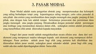Materi sumber sumber penawaran modal - kelompok 4 | PPTX