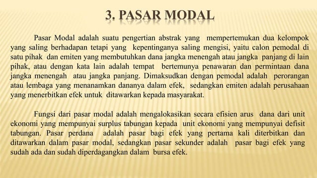 Materi sumber sumber penawaran modal - kelompok 4 | PPTX