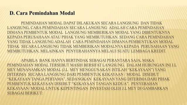 Materi sumber sumber penawaran modal - kelompok 4 | PPTX