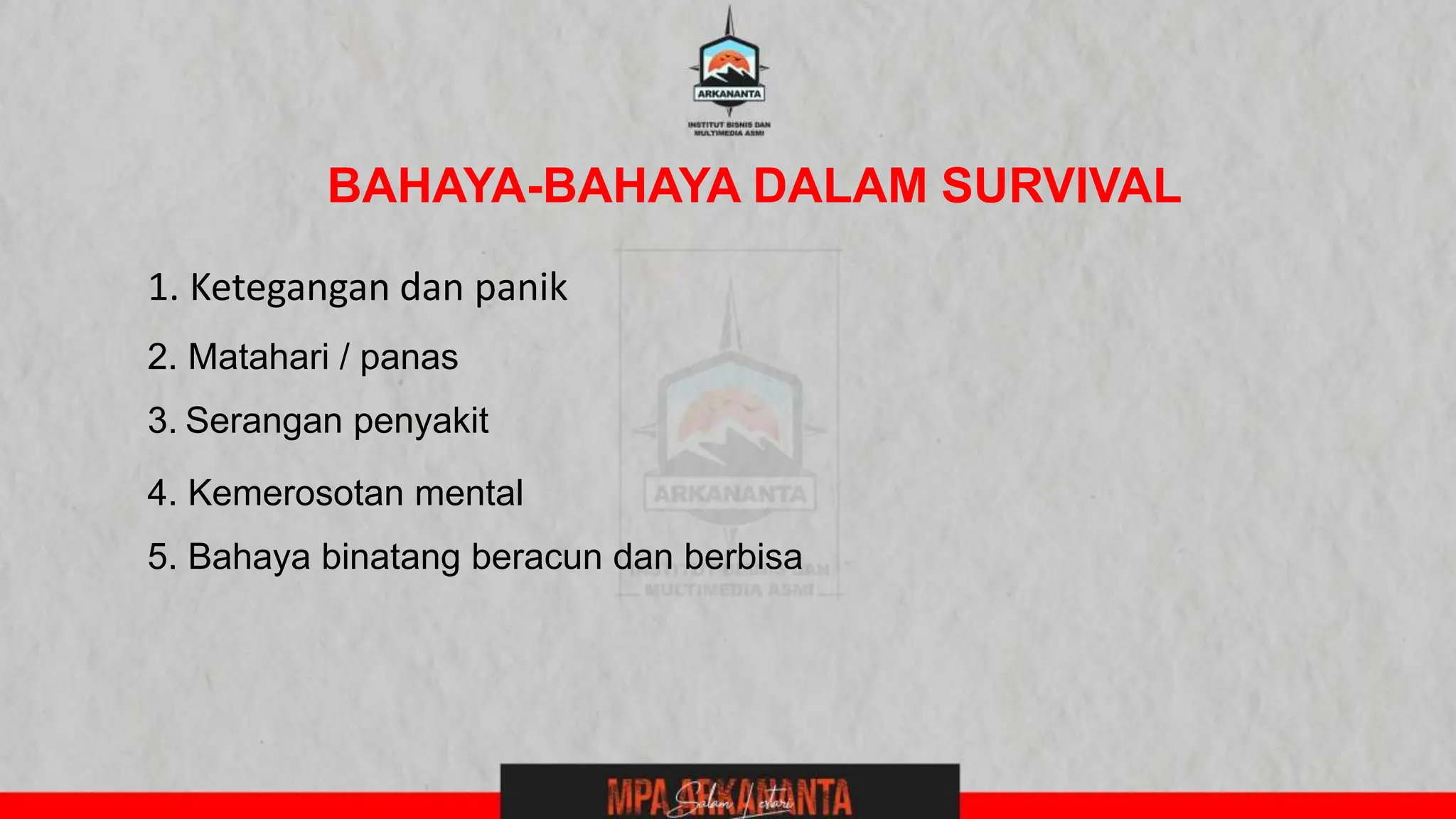 Materi Dasar - dasar teknik Survival.pptx
