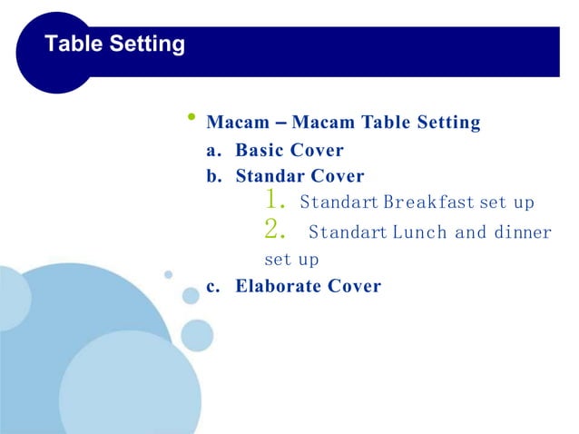 MATERI TABLE SETTING HARPRAS 23.pptx