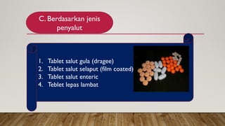 MATERI TABLET (bagian 1) : definisi, bentuk, komponen dan jenis tablet ...