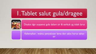 MATERI TABLET (bagian 1) : definisi, bentuk, komponen dan jenis tablet ...