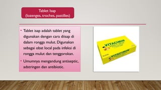 MATERI TABLET (bagian 1) : definisi, bentuk, komponen dan jenis tablet ...