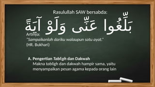 Materi tabligh & dakwah , belajar ceramah (Ust. KIM).pptx