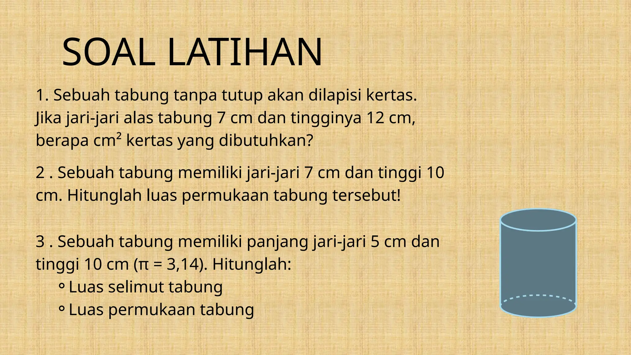 MATERI TABUNG tabung pereseniiiiiiiiiiiitasii | PPT