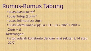 MATERI TABUNG tabung pereseniiiiiiiiiiiitasii | PPTX