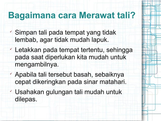 Materi_tali temali dalam pendidikan pramuka | PPT