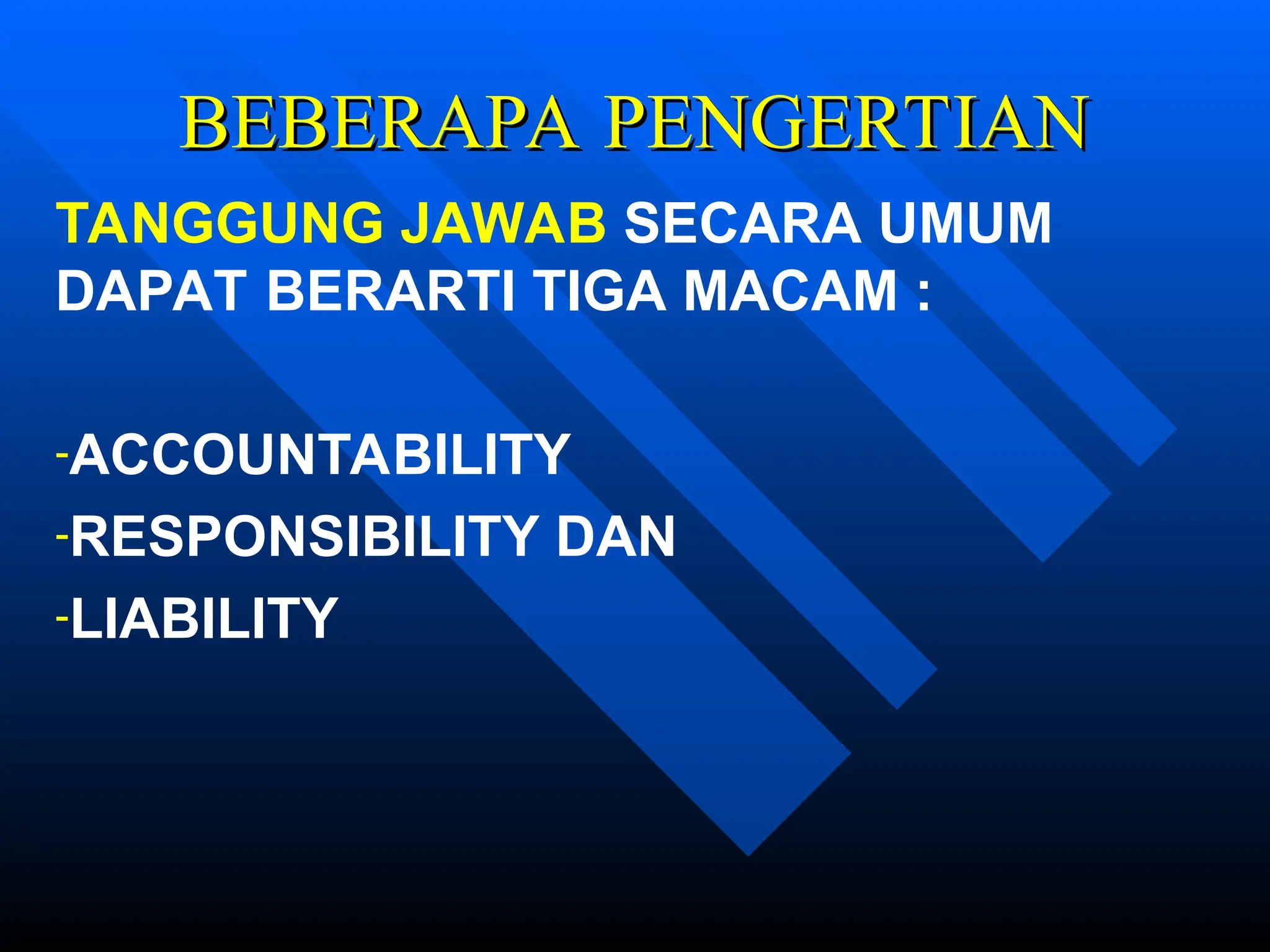 Materi TANGGUNGJAWAB DAN TANGGUNG GUGAT.ppt | Free Download