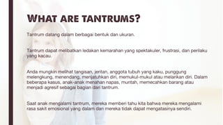 Slide Modul Ajar Materi Tantrum pada Anak | PDF