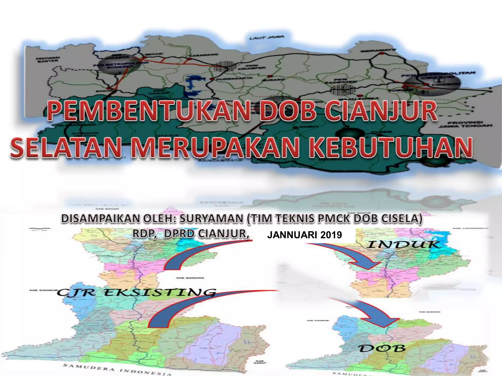 Pembentukan DOB Cianjur Selatan | PPTX
