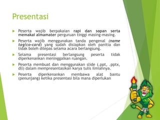 Technical Meeting LKTI Ilmu Sosial PIONIR IX 2019 | PPT