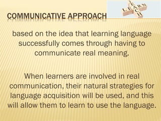 MATERI TEFL 2 APPROACHES, METHODS.pdf | Education