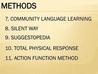 MATERI TEFL 2 APPROACHES, METHODS.pdf | Education