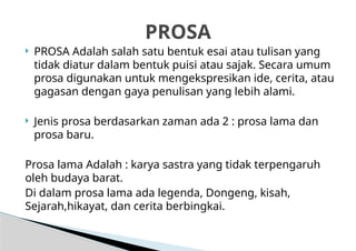 materi teks cerita rakyat atau hikayat kelas X | PPTX