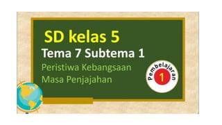 Materi Tematik TEMA 7, SUB TEMA 1,PB1.pptx