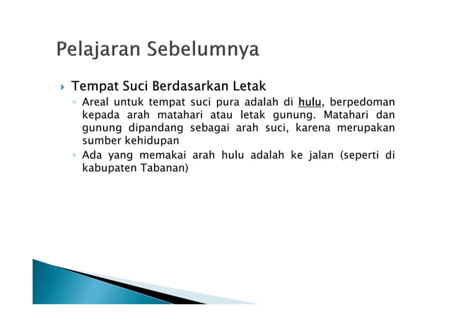 Materi tempat suci (pertemuan 2) | PDF
