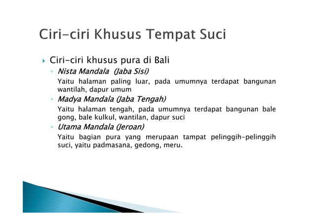 Materi tempat suci (pertemuan 2) | PDF