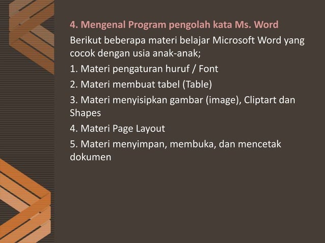 Materi tik untuk sd | PPTX