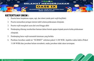Materiiiiiiiiii untuk tm pada kegiatan oliimpiade | PPT