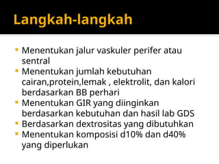 menentukan jalur vaskuler perifer atau sentral | PPTX