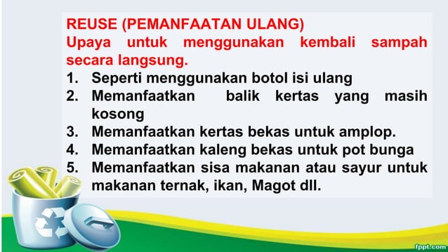 Materi TPS 3R Tempat Pengelolaan Sampah Reduse Reuse Recycle .pptx