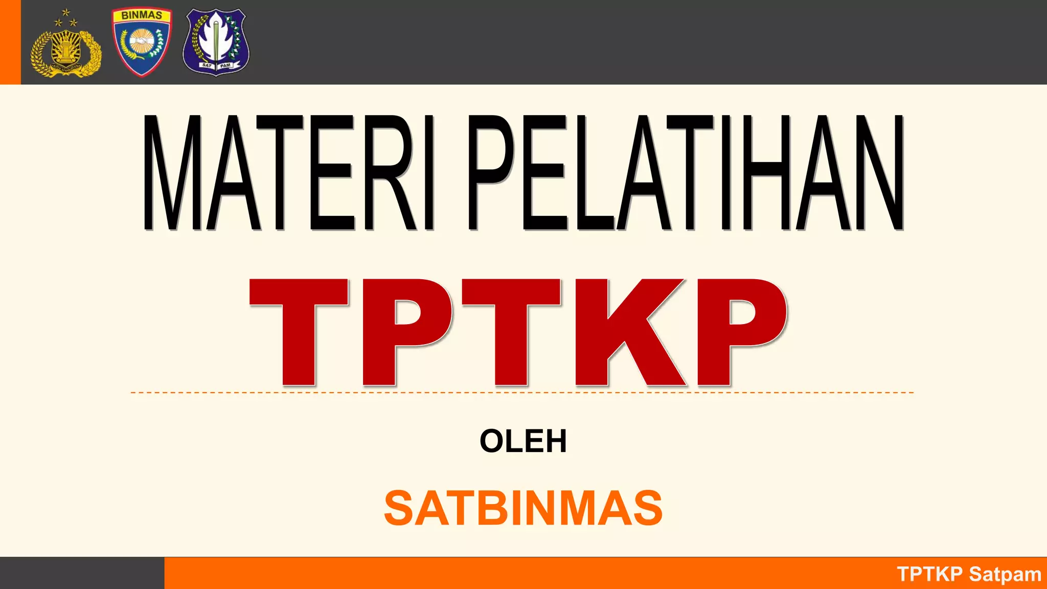 TINDAKAN DI TKP | PPT