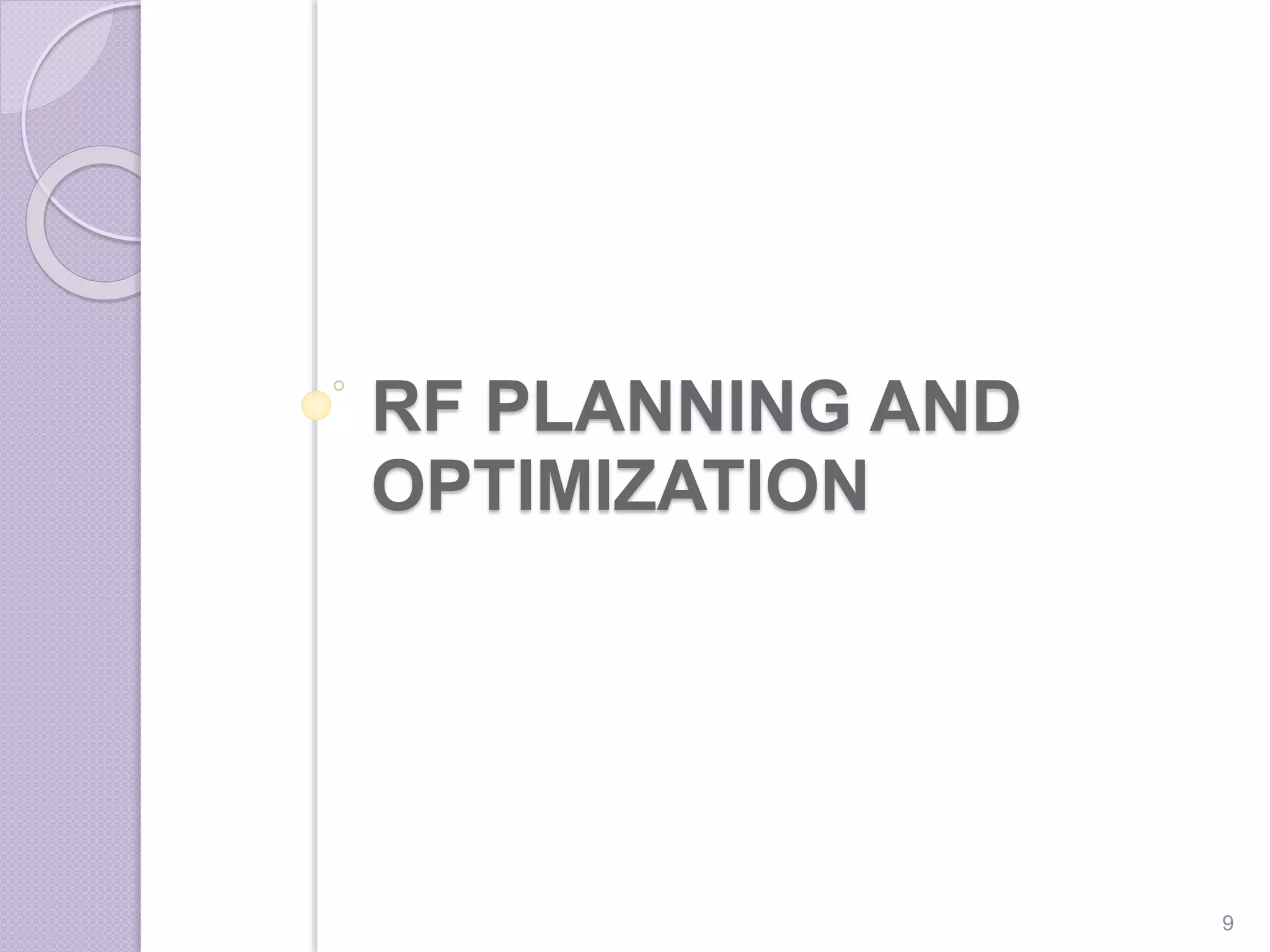 Training 2G RF planning & Optimization | PPTX