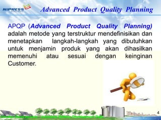Materi training APQP | PPTX
