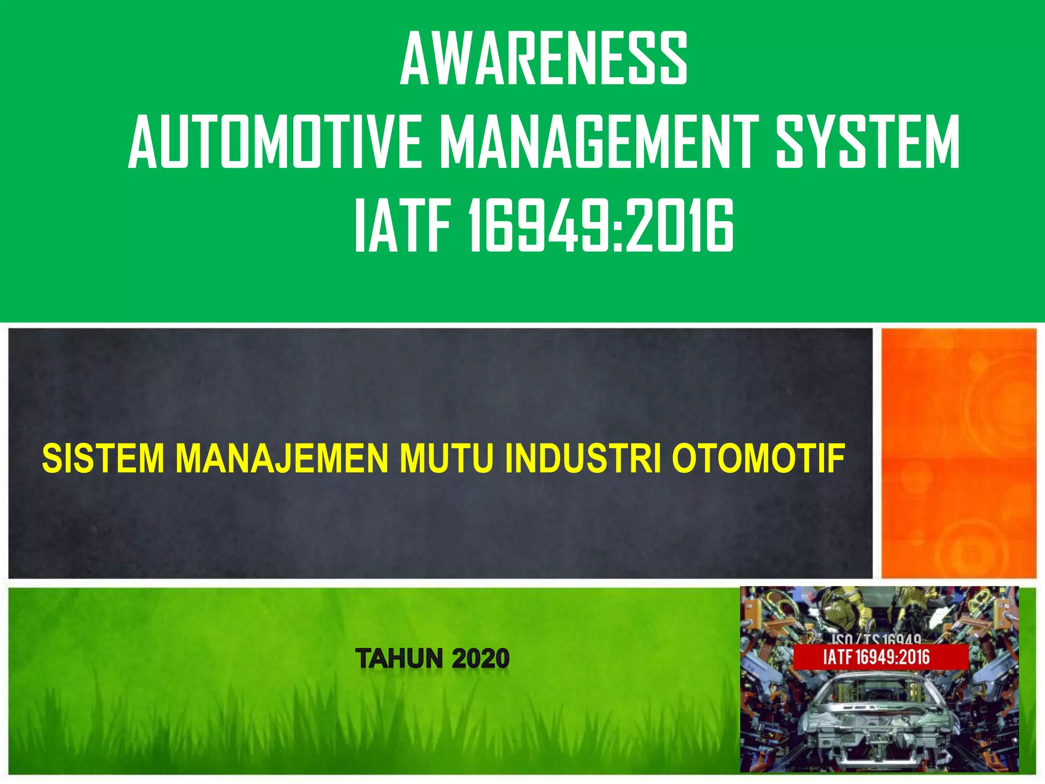 IATF16949:2016 Automotive QMS Awareness | PDF